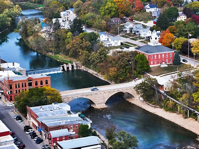 Elkader's stone bridge spans more than just the Turkey River &ndash; it connects us to a time when craftsmanship mattered and views like this weren't Instagram bait.