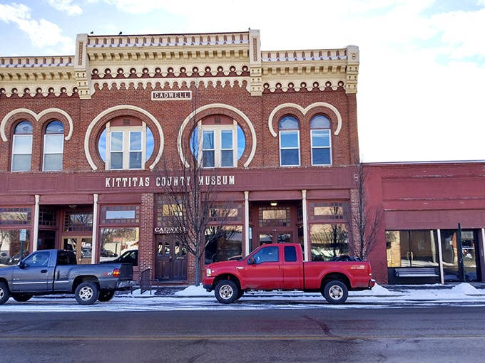 Ellensburg's historic downtown buildings stand as colorful sentinels of the past, where shopping local isn't trendy—it's tradition.