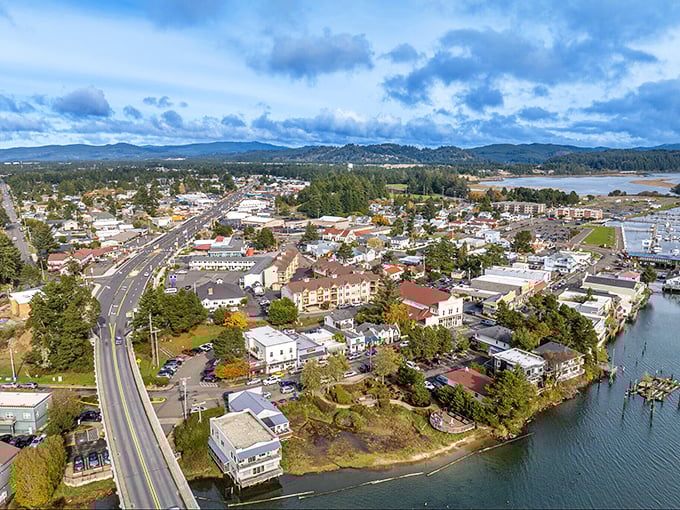 From this bird's eye view, Florence reveals its secret: affordable neighborhoods nestled between forest and river, nature's discount package.