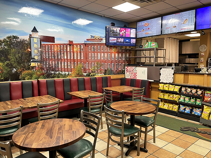 Inside Giovanni's, the real magic happens where dough meets sauce meets cheese in a harmony that would make Mozart jealous.