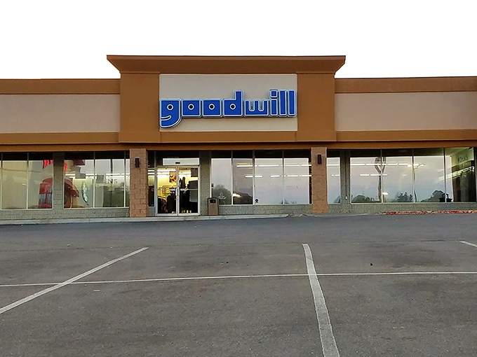 The clean lines of this Goodwill location belie the organized chaos within. Don't judge this book by its corporate cover.