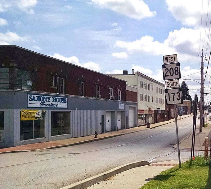 Small-town main street where the pace matches your heartbeat, not your smartphone notifications.