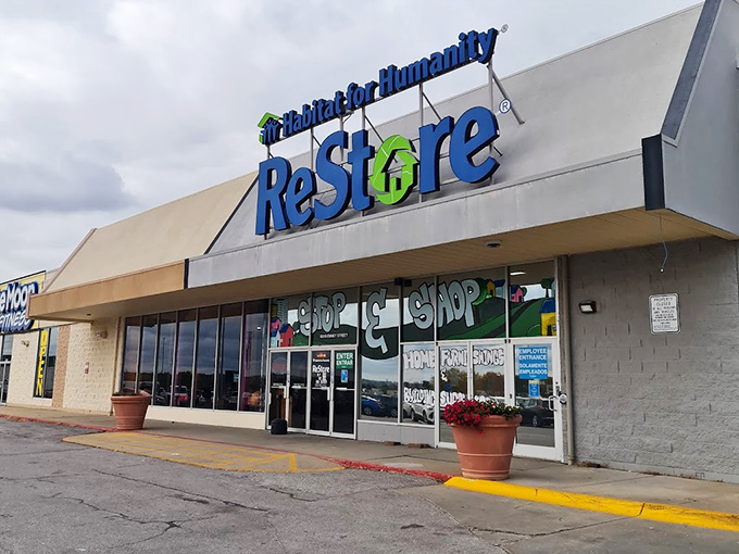 Even on cloudy days, this storefront shines with possibility. Every purchase here builds more than just your collection&mdash;it builds community.