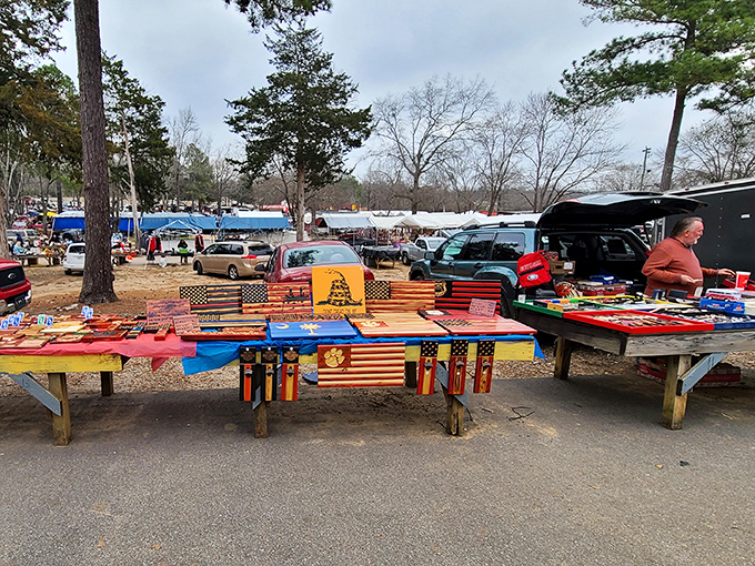 Handcrafted decor, friendly vendors and a relaxed outdoor setting make browsing vibrant stalls at J and J Flea Market enjoyable.