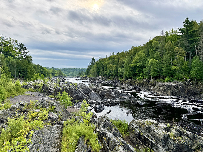 The St. Louis River carves through ancient slate, creating a mini-Grand Canyon that doesn't require a plane ticket to Arizona.
