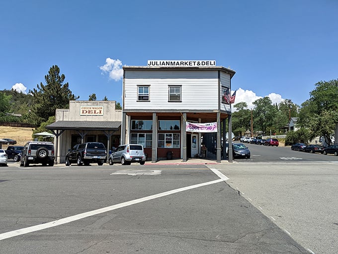 Julian's Market & Deli stands ready to provision your mountain adventure or simply your afternoon pie expedition.