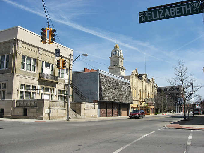These tree-lined streets embody the gentle rhythm of Ohio living where neighbors still wave hello.