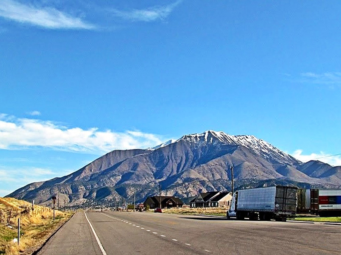 The rugged landscape surrounding Nephi offers free daily shows that beat anything on your streaming services.