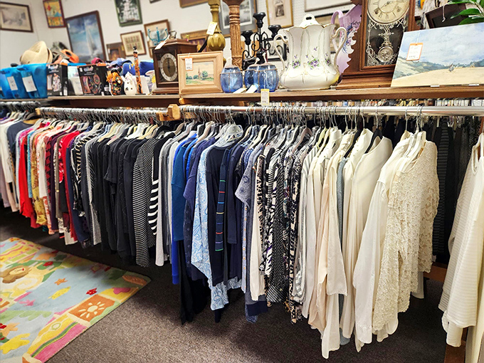 Racks of possibility await inside&mdash;where that designer blazer someone "never really wore" becomes the star of your next dinner party.