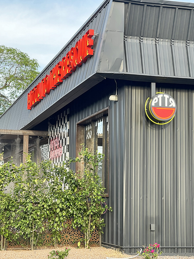 Pizza with a purpose! This modern pizzeria combines great food with dog rescue efforts—saving appetites and puppies one slice at a time.