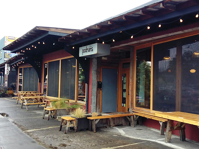 Portland's barbecue faithful make their pilgrimage to this unassuming storefront. Inside Podnah's, smoke and time work their magic.