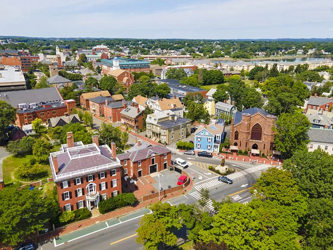 From above, Salem spreads out like a maritime history lesson with stunning water views.