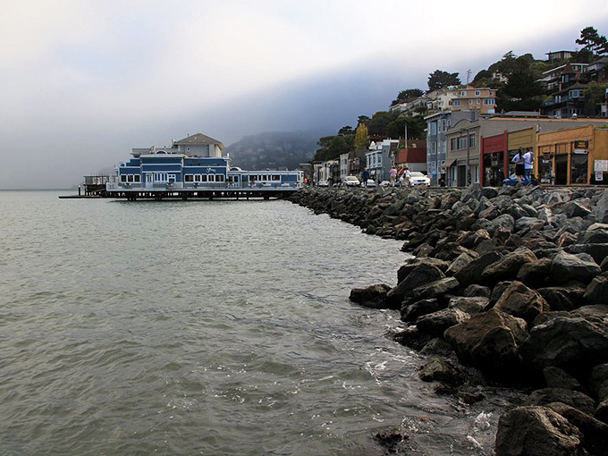 The waterfront beckons with that perfect blend of small-town charm and big-time views across the bay.