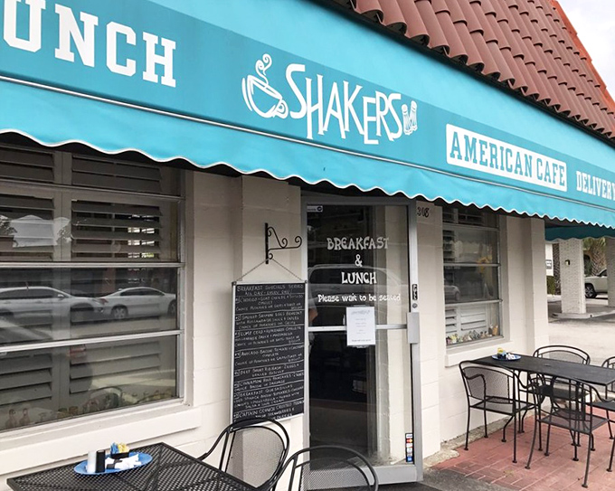 Shakers American Cafe: The kind of unassuming storefront that locals protect like a secret and regulars consider their second kitchen.