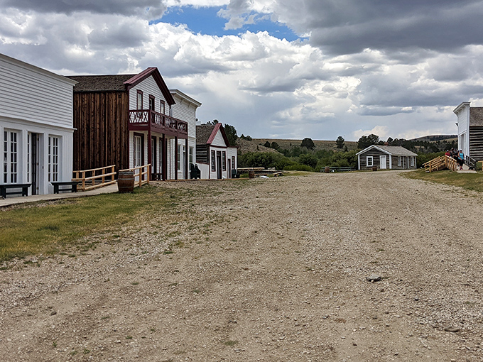 South Pass City's restored buildings stand like time travelers against the rolling Wyoming landscape, waiting to tell their gold rush tales.