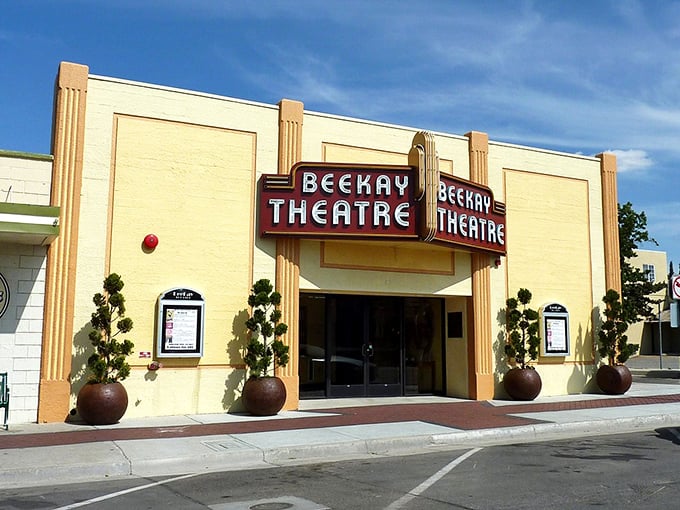 Beekay Theatre's classic marquee offers movie magic at prices that feel wonderfully stuck in time.