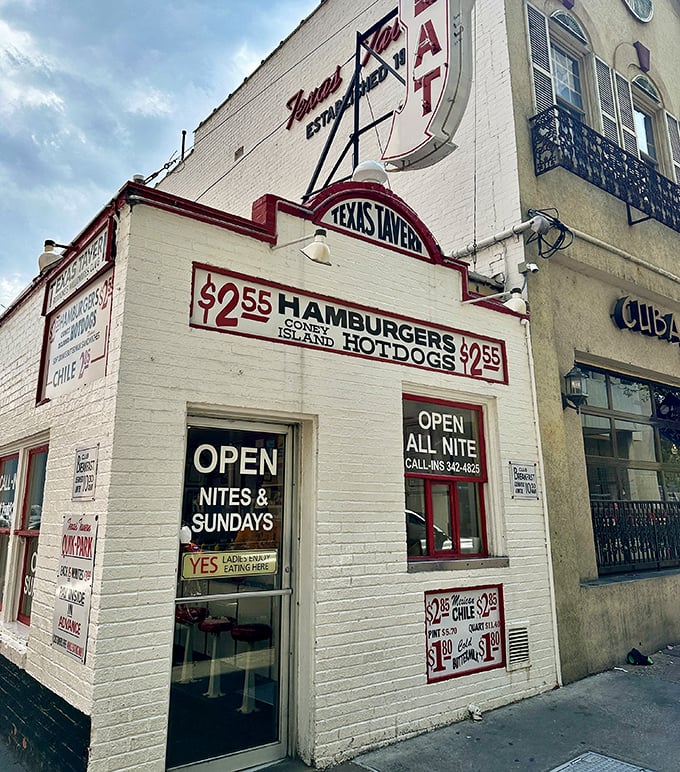 When a place advertises Coney Island hot dogs and stays open all night, you know they understand life's priorities perfectly.