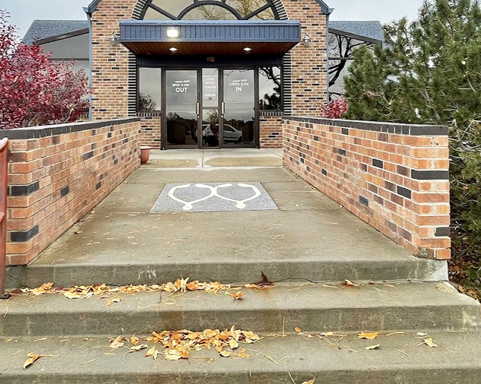 Those autumn leaves scattered on the steps are nature's way of saying, "Get inside and warm up with comfort food!"