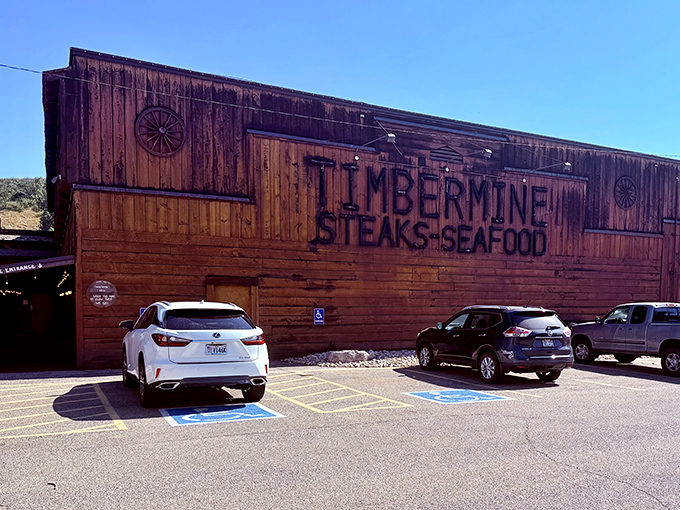 When the building looks this authentic, you know the steaks inside mean serious business too.
