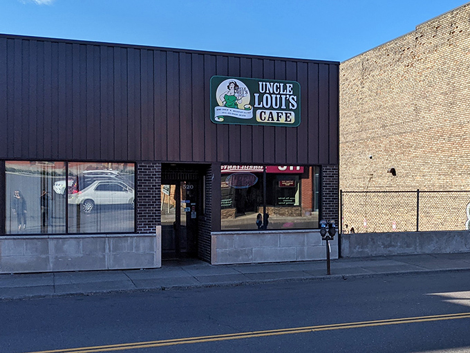 Simple sign, serious food. Where Duluth locals go when they want breakfast that feels like a warm hug.