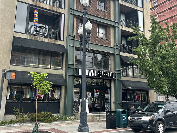 Urban chic meets thrift unique at this downtown location where fashion finds a second life.