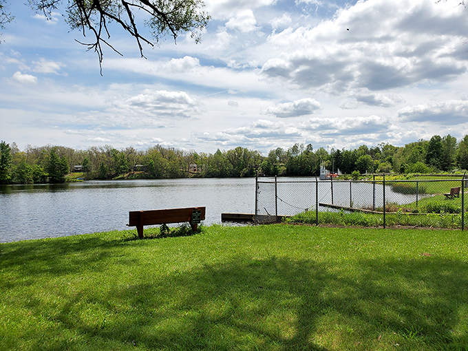 This tranquil lakeside spot embodies the quiet charm of a town where your dining dollar stretches beautifully.