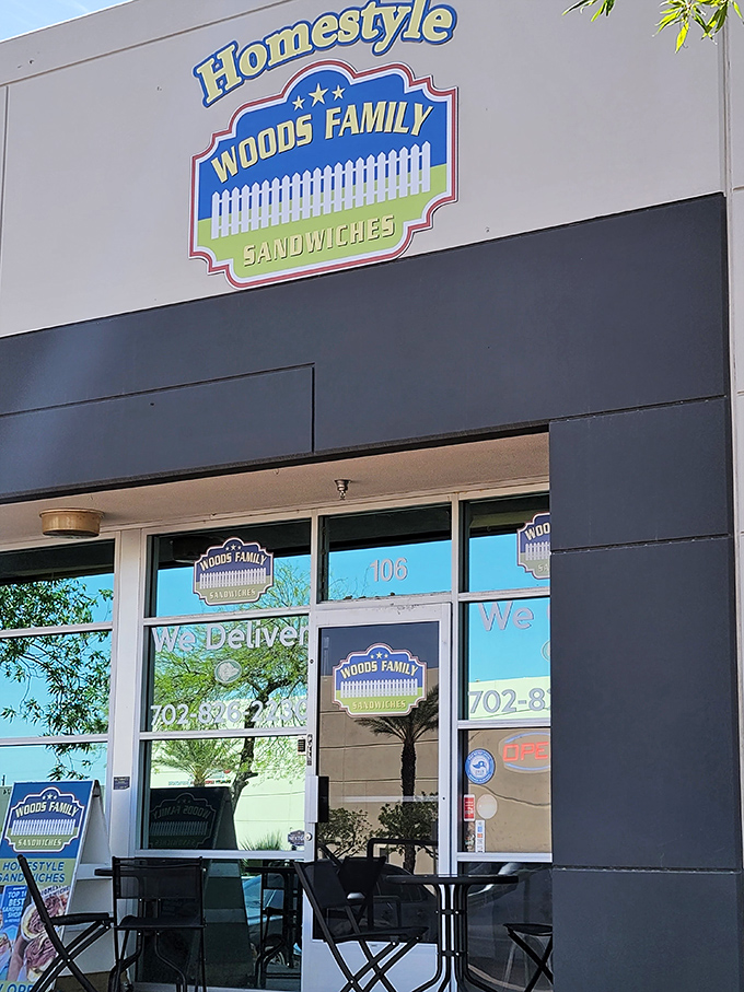 "We Deliver" might be the two most beautiful words in the English language at Woods Family Sandwiches.