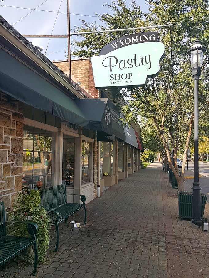 Strolling down this brick sidewalk with a pastry in hand&mdash;pure small-town bliss. A sweet landmark that's become part of the community fabric.