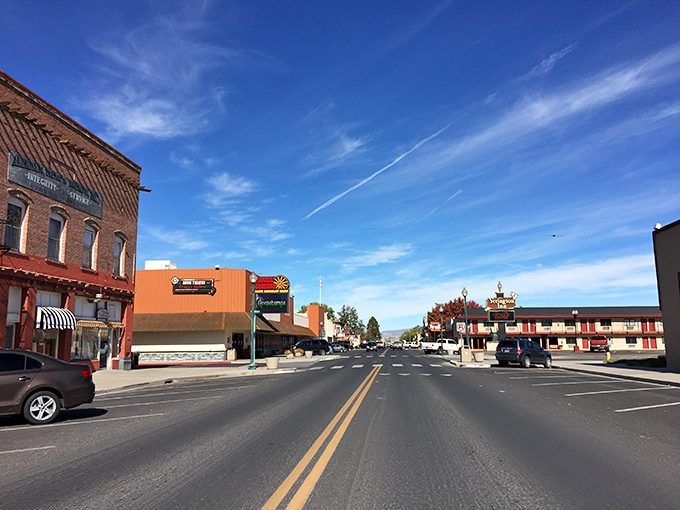 Highway 359 cuts through Yerington like an arrow, pointing toward adventures that don't require surge pricing or reservations.