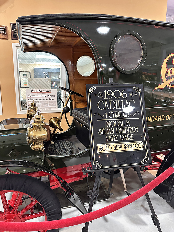 The 1906 Cadillac Sedan Delivery looks like it should be delivering top hats and monocles to Teddy Roosevelt's weekend garden party.