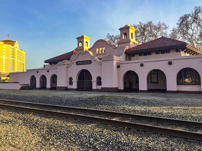 The 1915 Southern Pacific Railroad Depot reminds visitors of a time when train travel was glamorous and California housing was actually affordable.