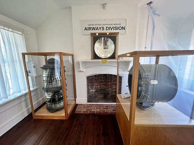 Not your average living room decor! These preserved lighthouse artifacts tell stories of maritime safety before GPS made navigation a phone app.