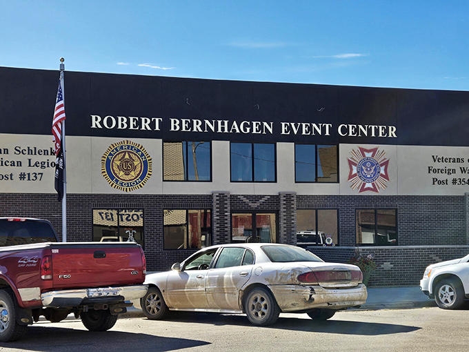 The Robert Bernhagen Event Center stands as Ellendale's community gathering spot, where celebrations become town legends.