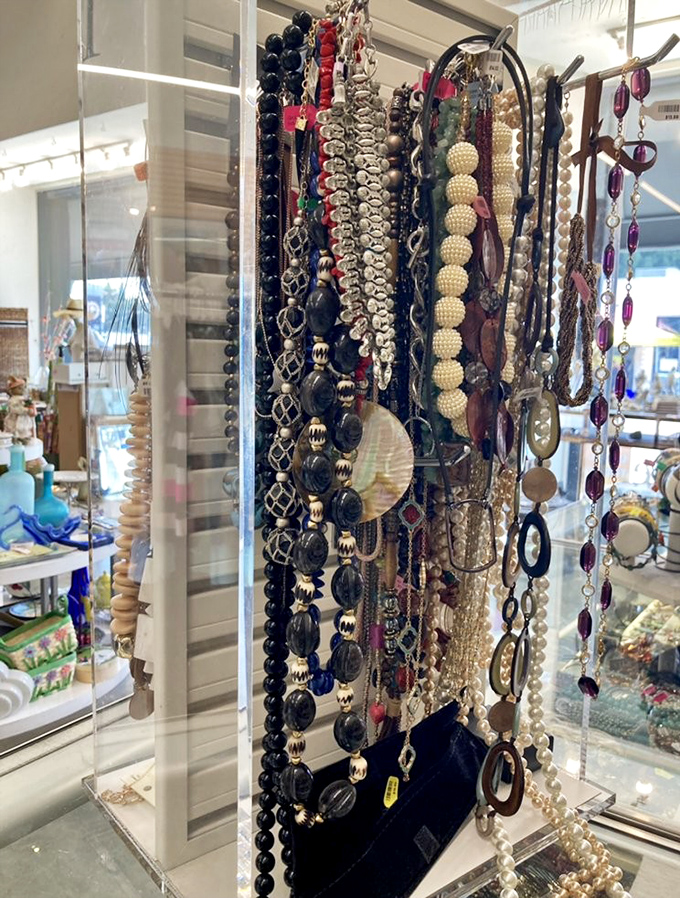 Necklace nirvana! From chunky statement pieces to delicate chains, each one tells a story waiting for its next chapter.