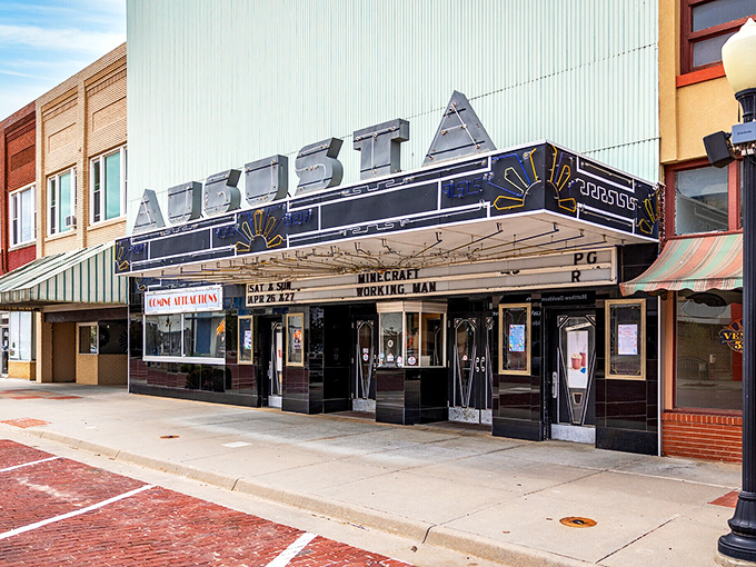 The Augusta Theatre's art deco marquee doesn't just advertise movies&mdash;it broadcasts nostalgia, promising an experience increasingly rare in our digital world. 