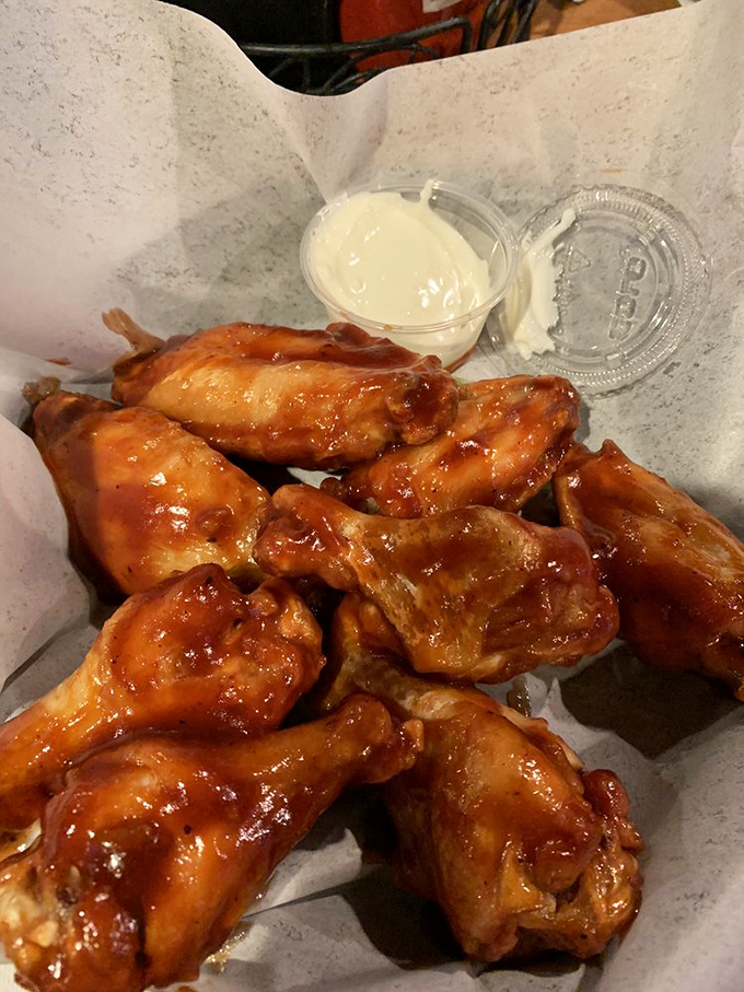 Buffalo wings that don't need a fancy pedigree&mdash;just the perfect balance of sauce, spice, and that "I should probably order another batch" satisfaction.
