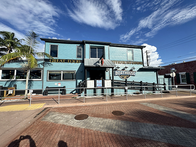 The Boathouse restaurant proves that waterfront dining in Stuart isn't just about the view – though that aquamarine backdrop certainly doesn't hurt.