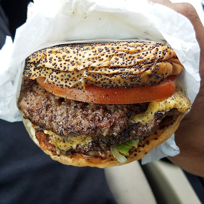 The No. 5 in all its glory&mdash;where the poppy seed bun meets perfectly seasoned beef in a relationship that's lasted longer than most Hollywood marriages.