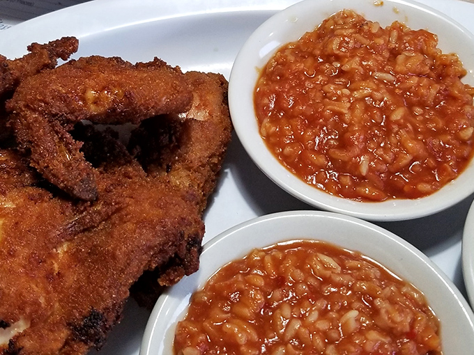 Those baked beans are doing their job as the perfect supporting actor to the main event.