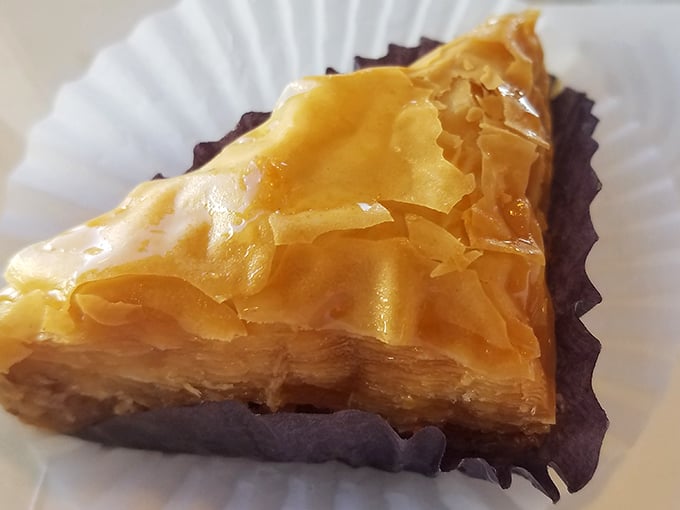 Baklava that would make Greek grandmothers nod in approval&mdash;honey-soaked layers of phyllo that shatter delicately with each bite.