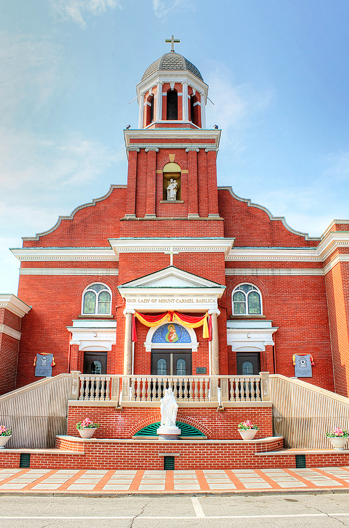 The Basilica of Our Lady of Mount Carmel stands as a breathtaking testament to faith, craftsmanship, and the Italian heritage woven into Youngstown's cultural fabric.