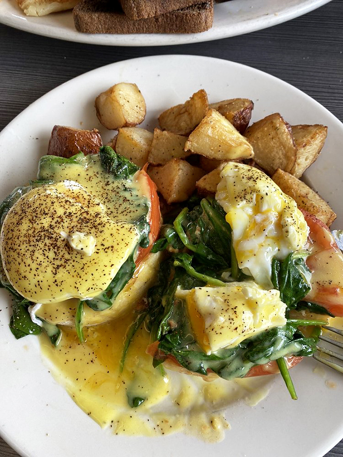 The Florentine Benedict performs the impossible feat of making spinach the star of breakfast, while those home fries play a delicious supporting role.
