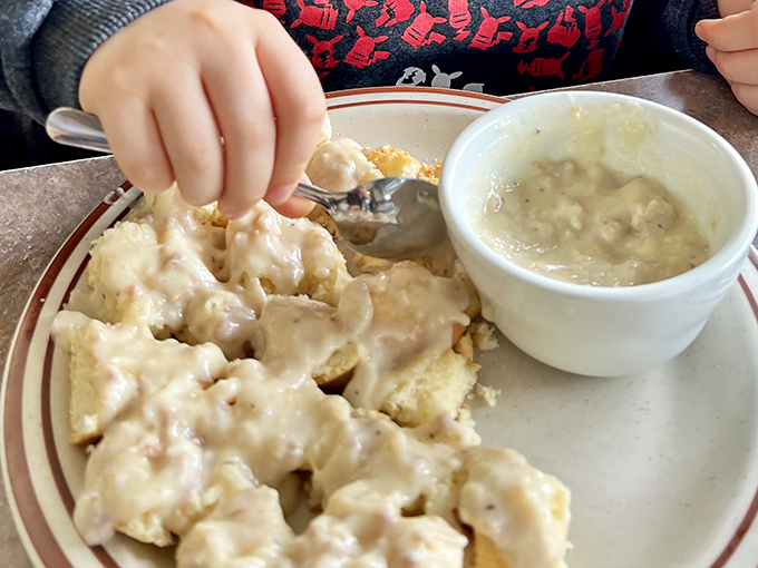 Biscuits and gravy &ndash; the breakfast equivalent of a warm hug from your favorite relative who really knows their way around a kitchen.