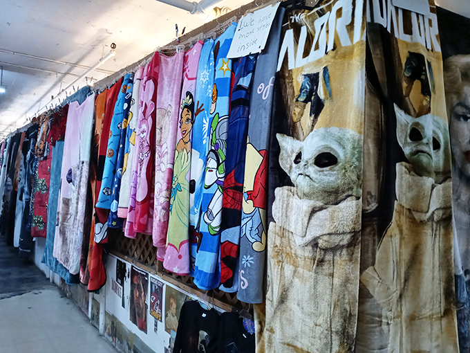 Character blankets promise cozy nights while Baby Yoda judges your life choices from his textile throne of adorable cuteness.