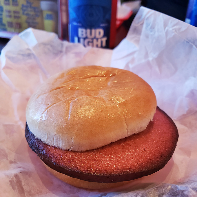 The humble burger in its purest form &ndash; no frills, no gimmicks, just beef that's taken a sacred dip in the legendary grease.