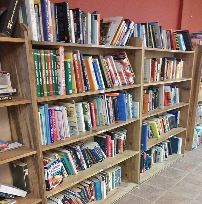 Bibliophiles beware: you might need to clear your schedule (and your bookshelves) before diving into these wooden stacks of literary temptation.