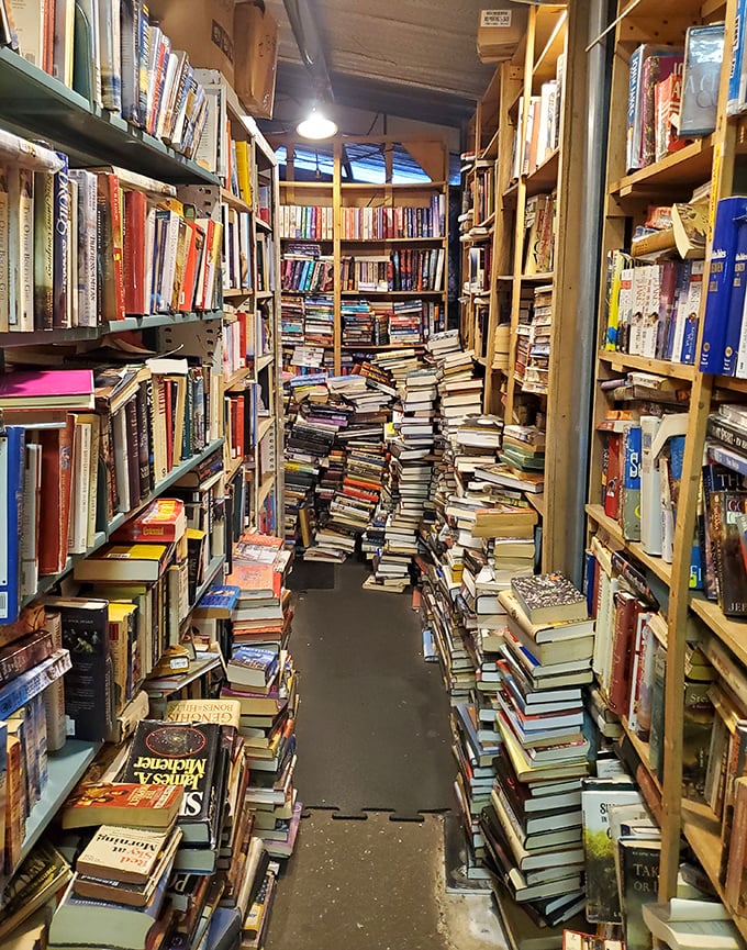 Bibliophiles beware: enter this literary labyrinth and you might emerge hours later with armloads of paperback treasures and a seriously depleted wallet.