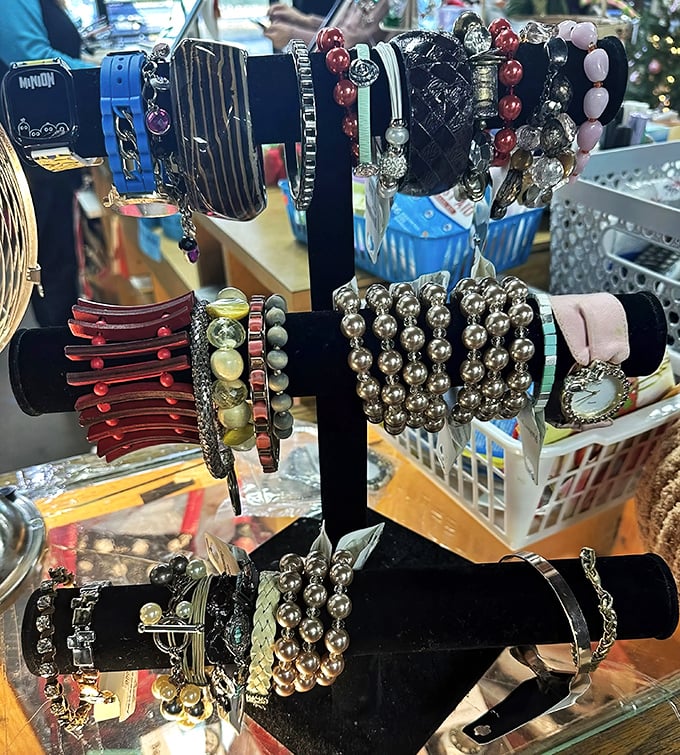 Jewelry displays that would make Elizabeth Taylor do a double-take&mdash;because sometimes the best bling comes with history instead of a hefty price tag.