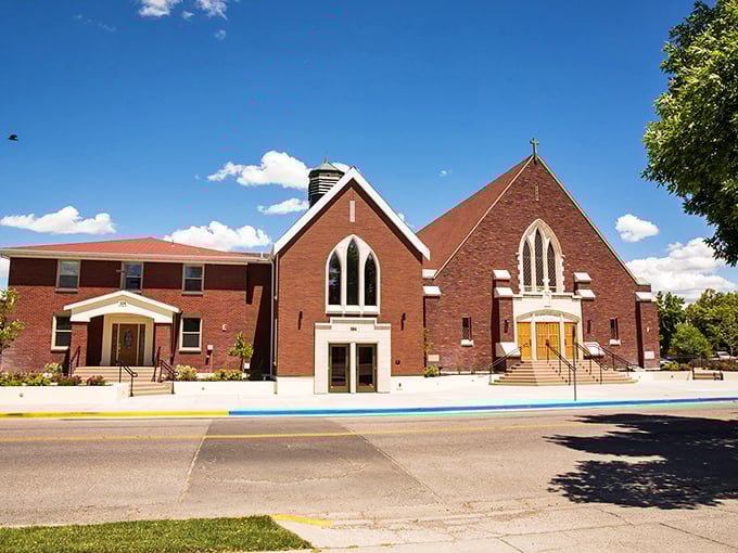 Classic brick churches dot the landscape, adding character and community anchors that money simply cannot buy elsewhere.