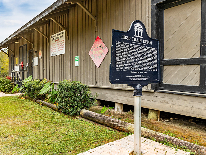 The 1885 Train Depot Museum – where history buffs can indulge their passion without the admission prices of Florida's flashier attractions.